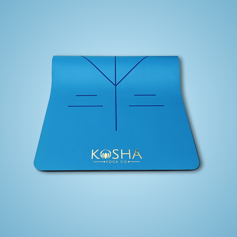 Pure Align Yoga Mat | Alignment Yoga Mat | Kosha Yoga Co.