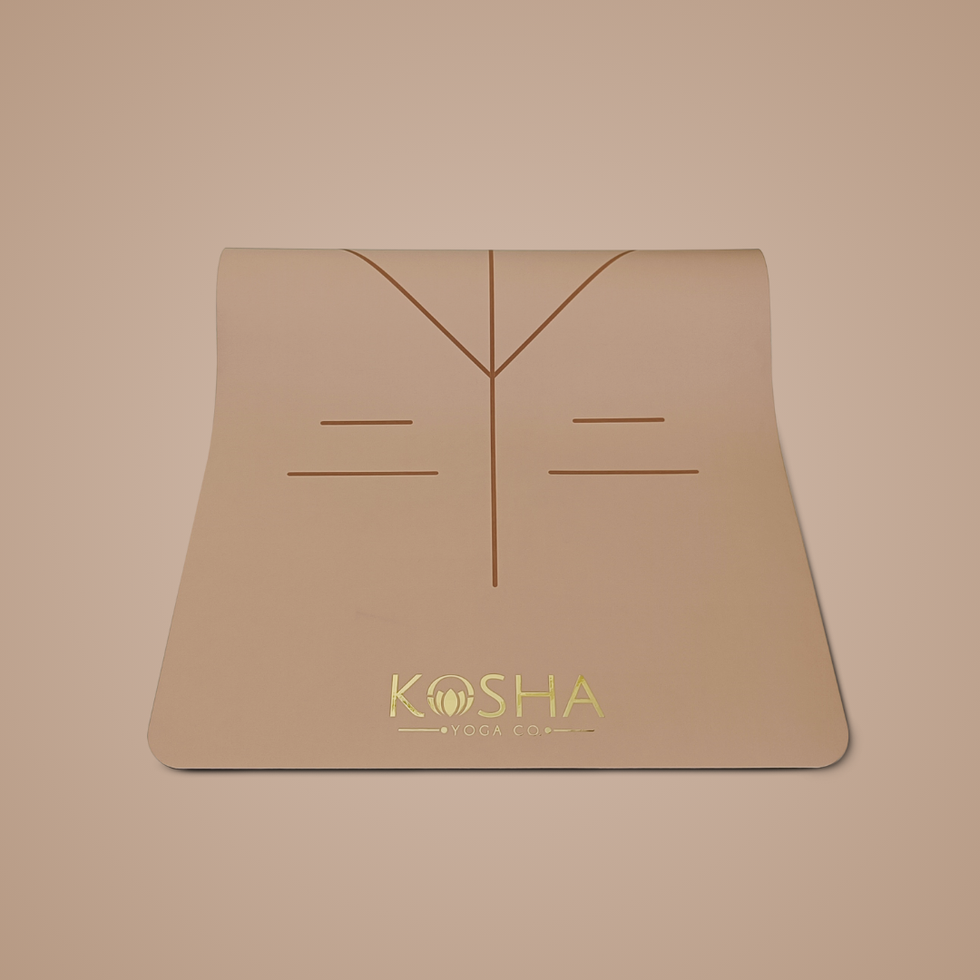 Pure Align Yoga Mat | Alignment Yoga Mat | Kosha Yoga Co.