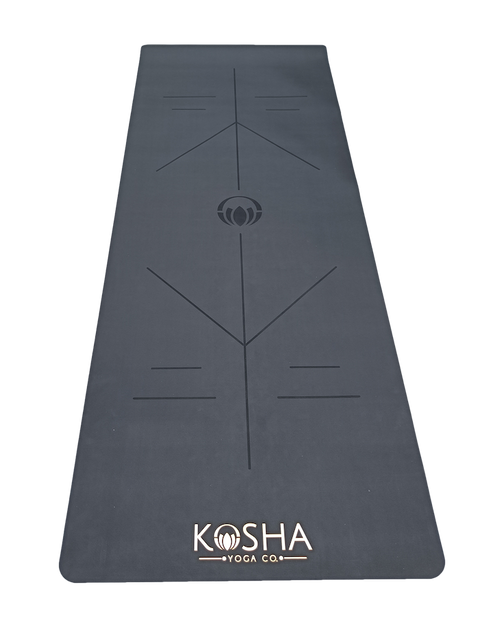 Pure Align Yoga Mat | Alignment Yoga Mat | Kosha Yoga Co.