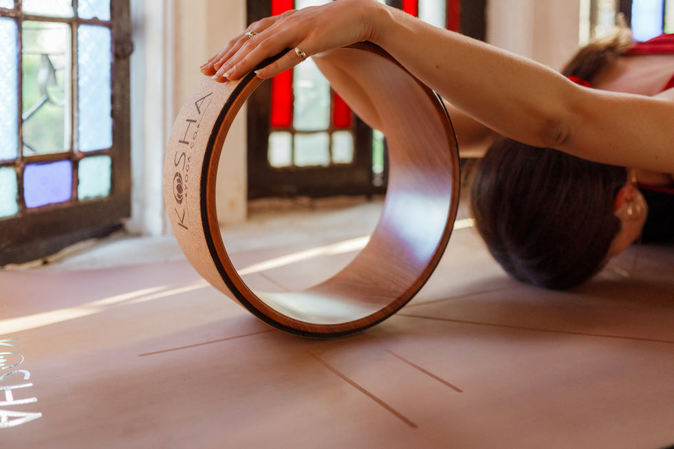 Yoga for Backpain | Backbend wheel | Yoga Wheel – Kosha Yoga Co.