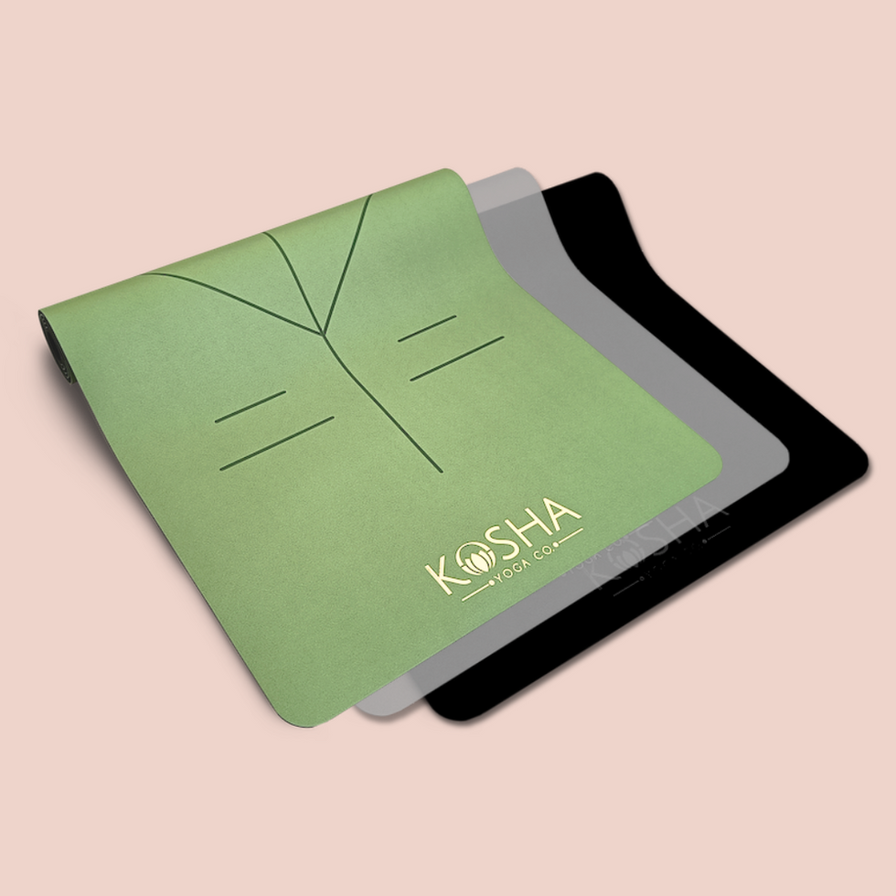 Pure Align Yoga Mat | Alignment Yoga Mat | Kosha Yoga Co.
