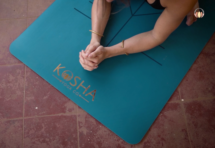 Pure Align Yoga Mat | Alignment Yoga Mat | Kosha Yoga Co.