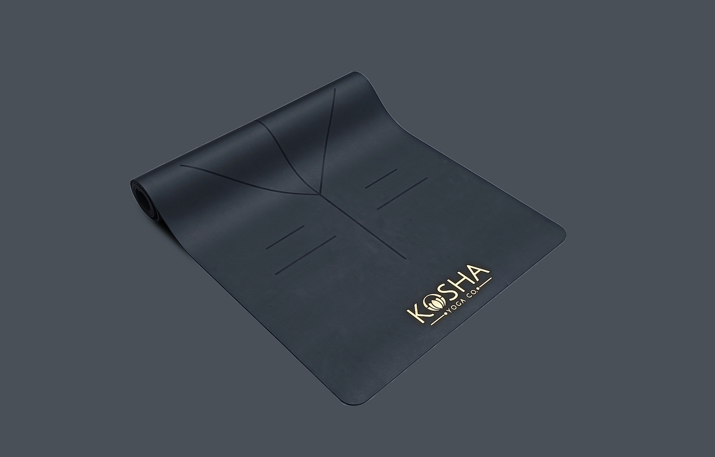 Pure Align Yoga Mat | Alignment Yoga Mat | Kosha Yoga Co.
